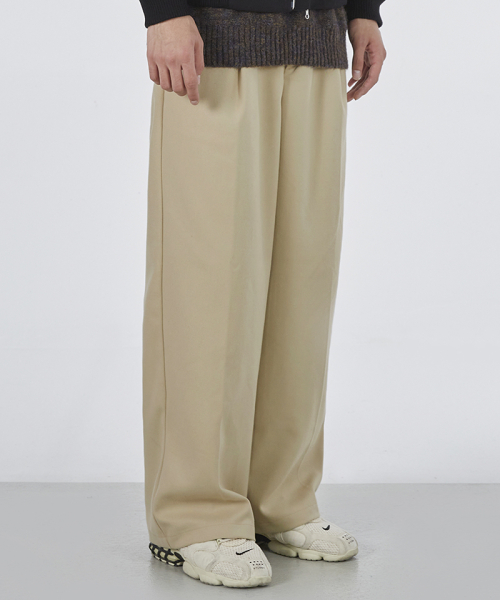 MUSINSA | GLW (WINTER FABRIC) ESSENTIAL BASIC FLEECE LINED WIDE SLACKS ...