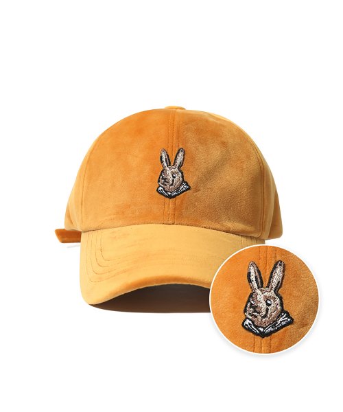 MUSINSA | BSRABBIT Bear Rabbit Cap Mustard