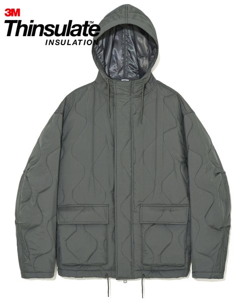 MUSINSA | PARTIMENTO 3M Thinsulate Qualified Cord Hooded Zip-up Jacket ...