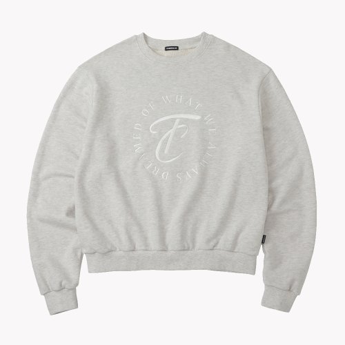 덴스(THENCE) LOGO SWEAT SHIRTS_GREY - 사이즈 & 후기 | 무신사