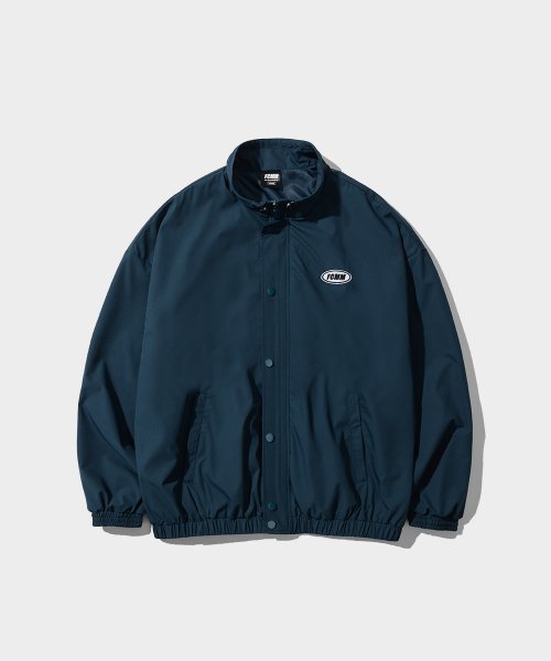 MUSINSA | FCMM Retro Multi Short Windbreaker - Peacock Blue