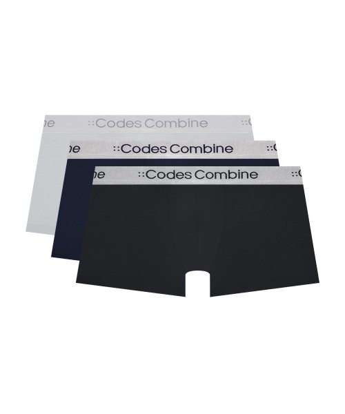 MUSINSA | CODESCOMBINE INNERWEAR Silver Outband Point 3PACK (LGY/NY/BK)