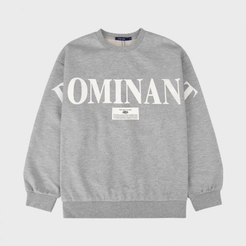 MUSINSA | CLRIDEN UNISEX LETTERING SWEATSHIRT MELANGE GRAY FMATS151UMGY