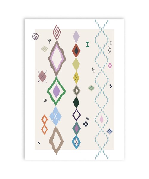 MUSINSA | UNALLOYED A2 Argyle Pattern Poster