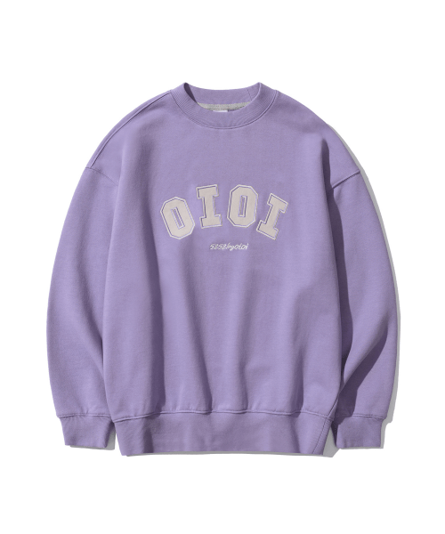 오아이오아이 컬렉션(OIOI COLLECTION) SIGNATURE SWEATSHIRTS [LIGHT PURPLE] - 사이즈 ...