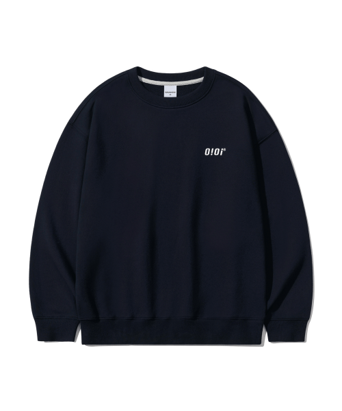 오아이오아이 컬렉션(OIOI COLLECTION) BASIC LOGO SWEATSHIRTS [NAVY] - 사이즈 & 후기 | 무신사