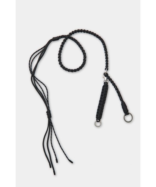 MUSINSA | COOR KNITTED STRING BELT (BLACK)