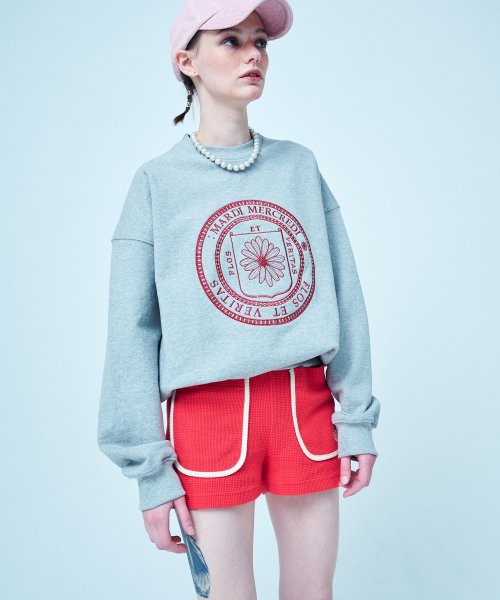 MUSINSA | MARDI MERCREDI SWEATSHIRT ORIGINAL UNIV METALLIC NEEDLEWORK ...