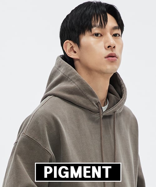 MUSINSA | SOVERMENT 980G Pigment Cut Hood-Etoff Brown-