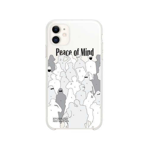 MUSINSA | BALLOON FRIENDS POM Human Gel Hard Phone Case