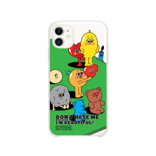 MUSINSA | BALLOON FRIENDS POM Beautiful Gel Hard Phone Case