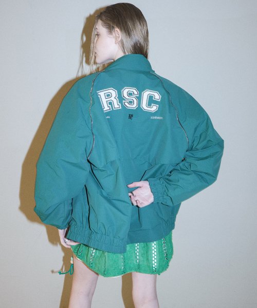 MUSINSA | RSSC ZIPPER POINT APPLIQUE JACKET - GR