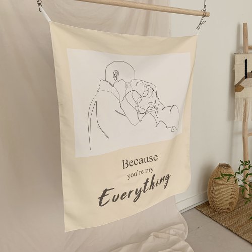 멜팅스튜디오(MELTING STUDIO) 패브릭 인테리어 포스터 / 11번 youre my everything - 후기 | 무신사