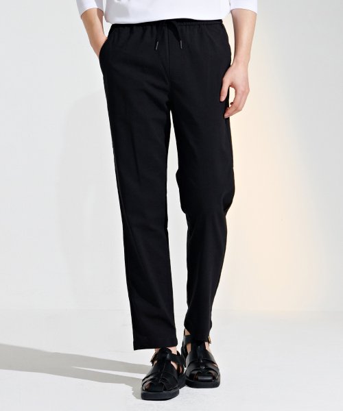 MUSINSA | CHASECULT Men's Linen Like All-Banding Pants-BBRK2214C03