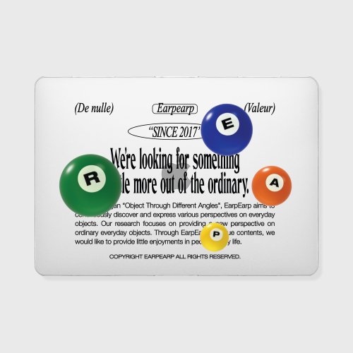 MUSINSA | EARPEARP POCKETBALL OBJECT(MacBook-ClearHard)