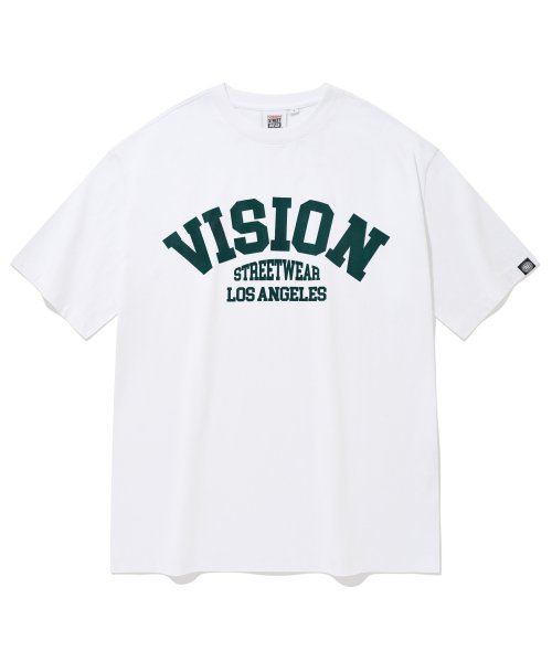 MUSINSA | VISION STREETWEAR VSW Arch Logo T-Shirts Green