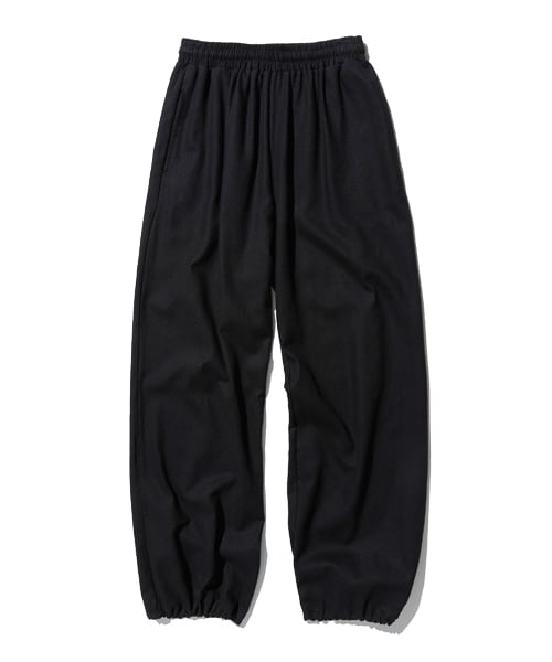 MUSINSA | VTWO LINEN WIDE STRING PANTS_BLACK