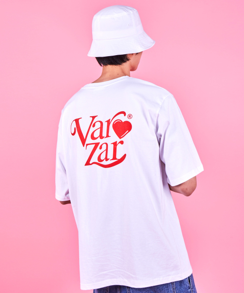 MUSINSA | VARZAR Love Varzar Short Sleeve T-shirt (6color)