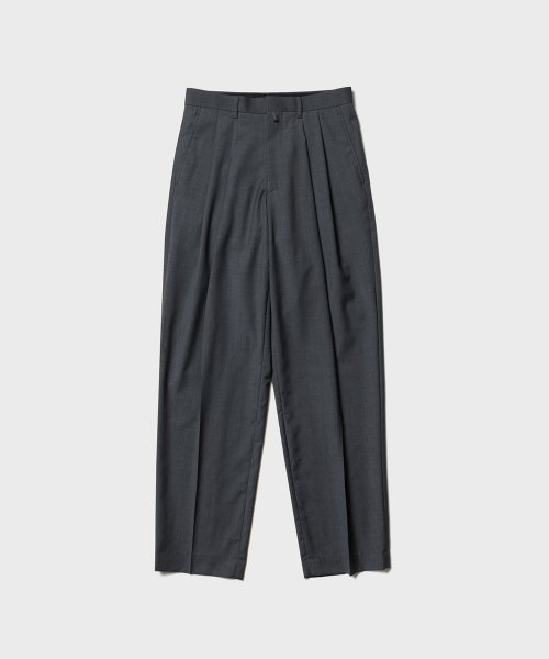 MUSINSA | SHIRTER 9010 SUPER LIGHT WOOL PANTS (DARK GRAY)