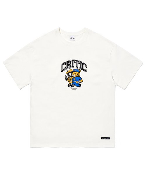 MUSINSA | CRITIC RUN TOGETHER SHORT SLEEVE T-SHIRT WHITE