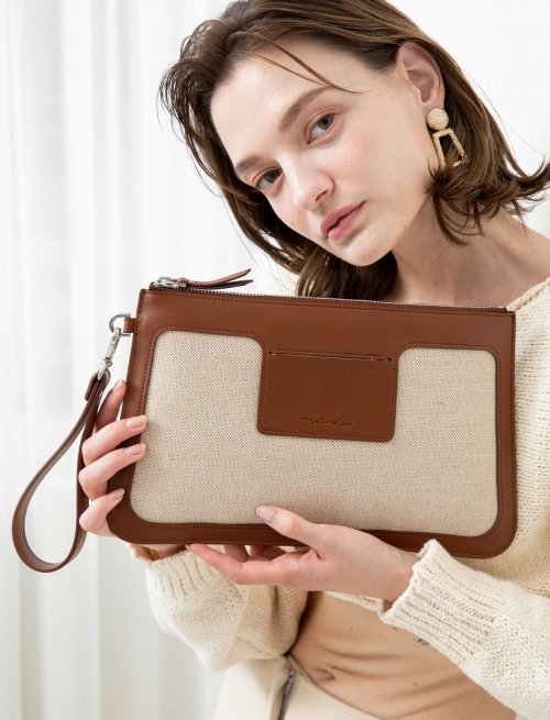 MUSINSA | USEND Mellow Clutch Strap SET_Camel