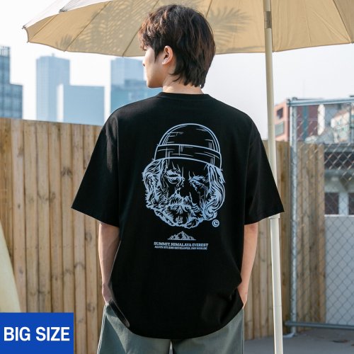 MUSINSA | ALVINCLO XL~4XL Big Size Mountain Nurses Drawing Overfit ...