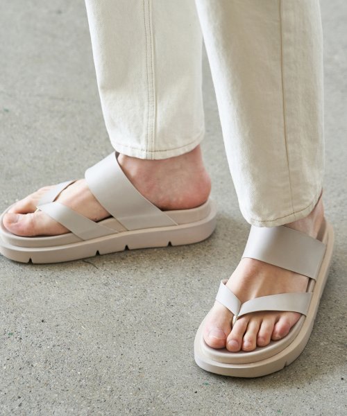 MUSINSA | DRAWFIT Yase x Drawfit Slide Leather [WARM SAND]