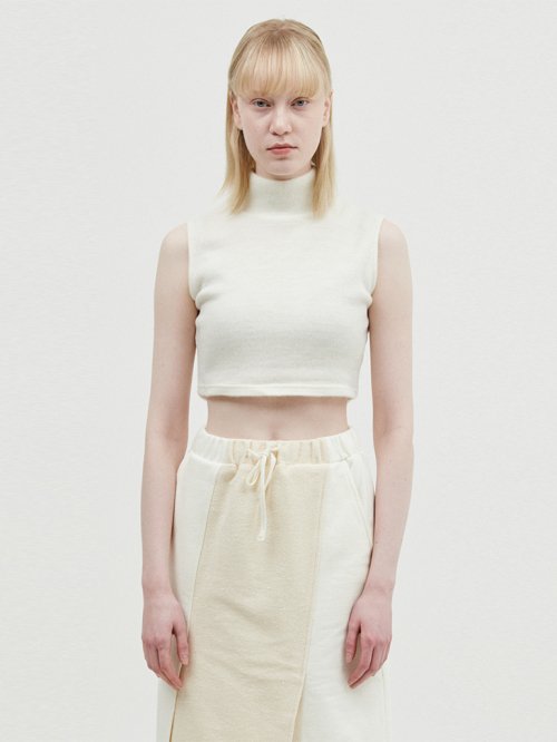 MUSINSA | MAVRK Angora Crop Top [Ivory]