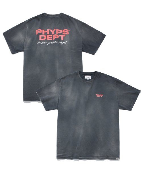 MUSINSA | PHYPS DEPT GRAPHIC SS PG BLACK