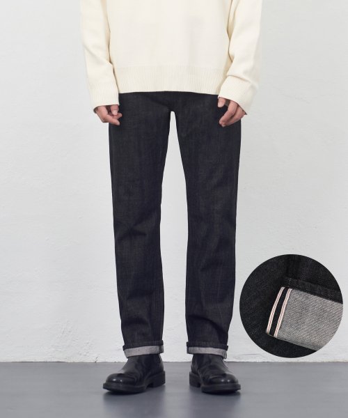 MUSINSA | DENMADE DEN0041 one black selvedge[straight long fit]