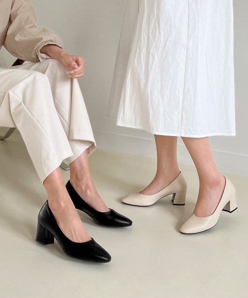 MUSINSA | SAPPUN Delina Basic Mid Heel (6cm)