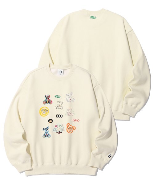 이스트쿤스트(ISTKUNST) IK COLLECTION SWEATSHIRTS_CREAM(IK2CFMM448A) - 사이즈 ...