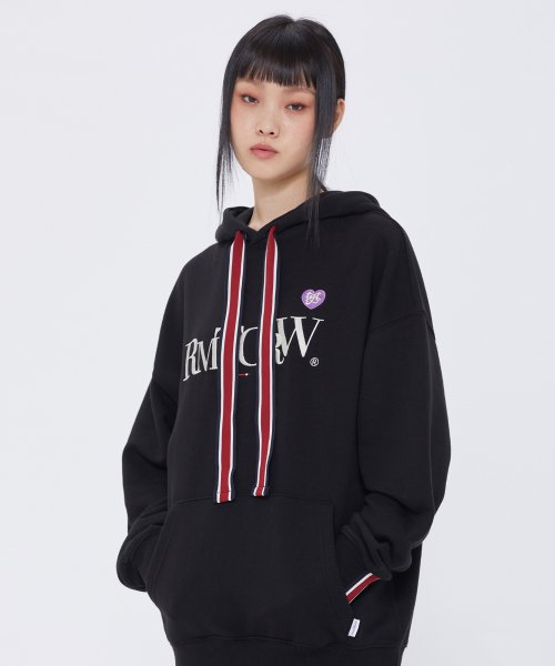 MUSINSA公式 | NIIER NOR [TargettoX Romantic Crown] Neo Ribbon Hood_Black