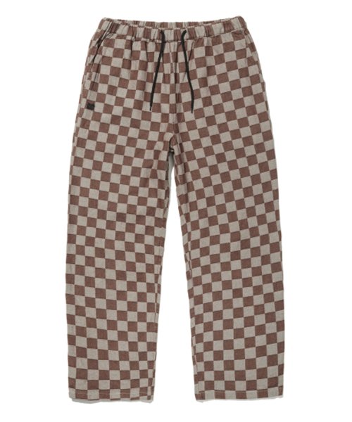 MUSINSA | BROWNBREATH TAG CHECKER PANTS - BROWN