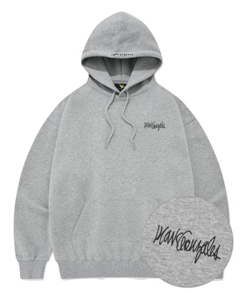 와키윌리(WACKY WILLY) SMALL SIGN LOGO HOOD GRAY - 사이즈 & 후기 | 무신사