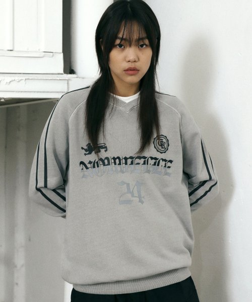 MUSINSA | TRAVEL Scout Uniform Pigment Sweatshirt Ghost Gray
