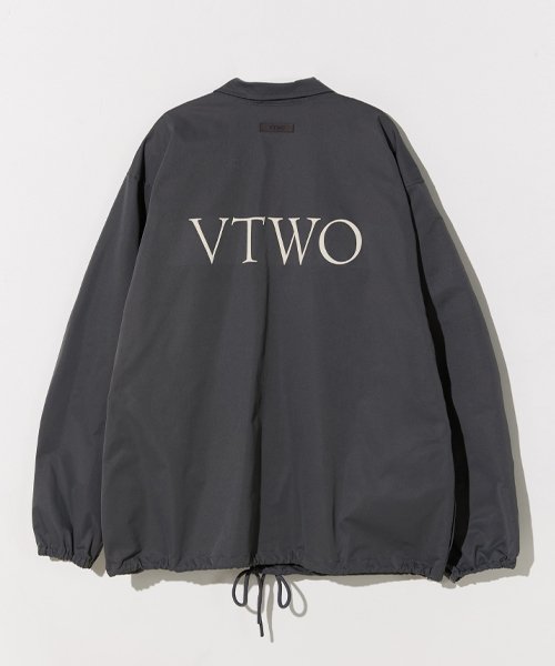 MUSINSA | VTWO 7041 Logo Blend Cotton Jacket_Gray