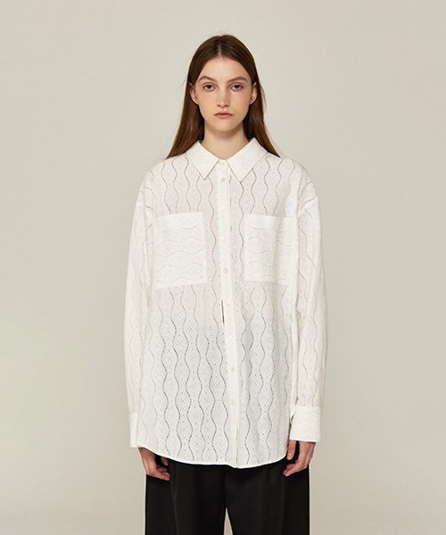 MUSINSA | AVA MOLLI LACE ESSENTIAL SH (WHITE)