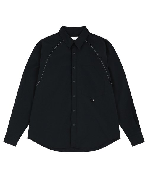 MUSINSA | ORDINARY PEOPLE tracking shirt black