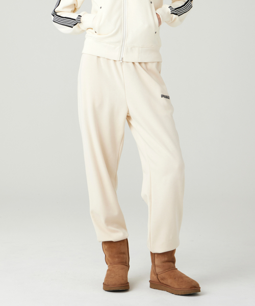 MUSINSA | URBANAGE Basic jogger training pants_cream