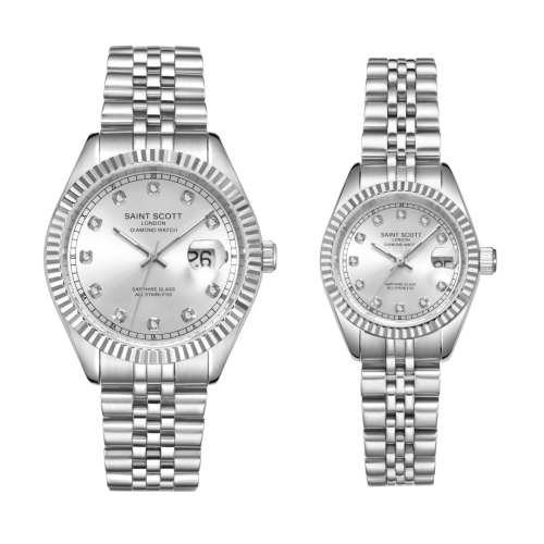 MUSINSA | SAINT SCOTT LONDON ST5601MF-SSS Tempus Diamond Couple Watch