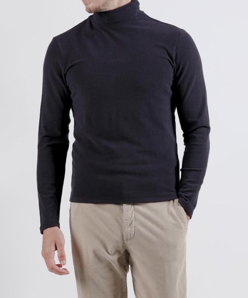 빠니깔레(PANICALE) 슬림핏 스판 저지 터틀넥 티셔츠 [2COLOR] - 사이즈 & 후기 | 무신사