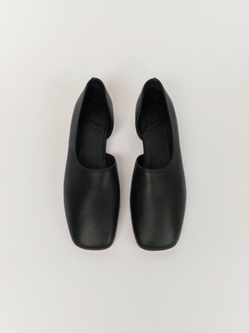 MUSINSA | MOIA soft flat shoes (black)