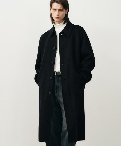 MUSINSA | DRAW FIT [Draw Fit X Neuer] Handmade Cashmere Balmacaan Coat