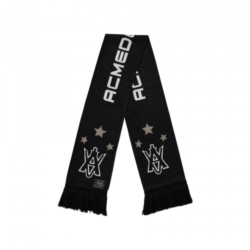 MUSINSA | acmé de la vie A LOGO EMBLEM SCARF BLACK