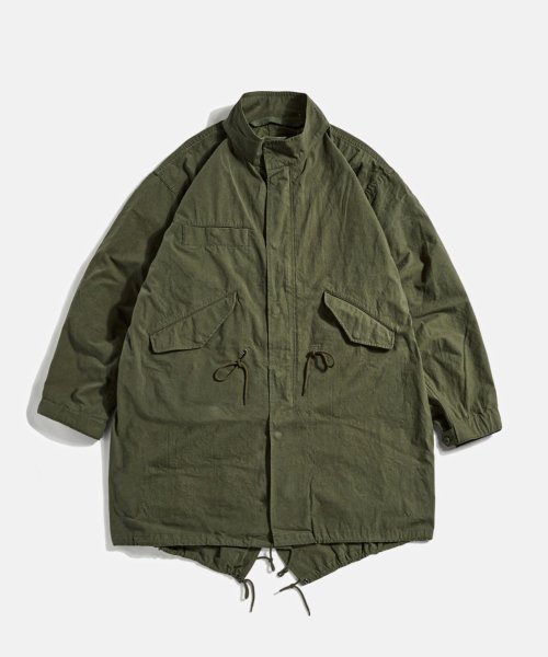MUSINSA | ESPIONAGE M65 Fishtail Parka Olive