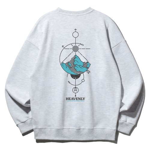 MUSINSA | ALVINCLO HEAVENLY Mount Loose-fit Sweatshirt MAR756 (3 COLOR)
