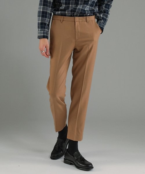 MUSINSA | AD HOC Men's Set-up Slacks (BEIGE)