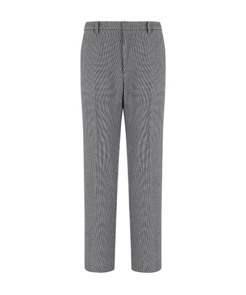 MUSINSA | AD HOC Men's Elastic Band Tapered Slacks (GREY)
