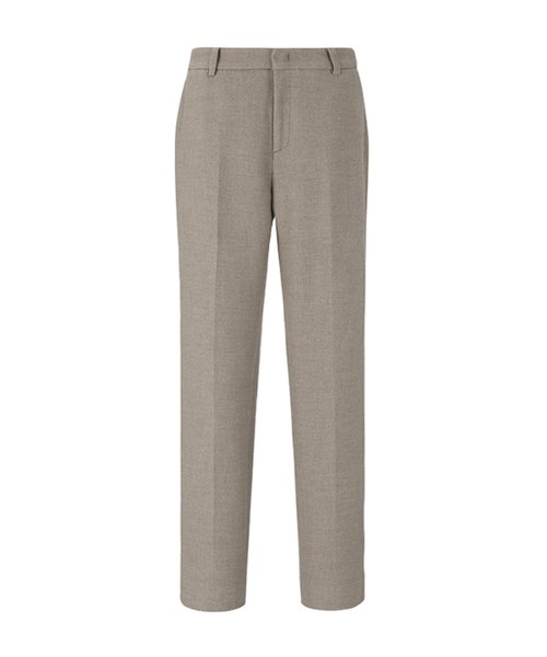 MUSINSA | AD HOC Men's Tapered Slacks (BEIGE)